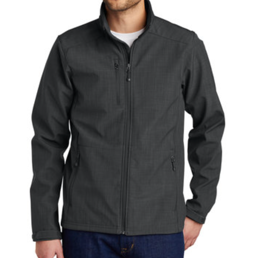 Eddie Bauer® Shaded Crosshatch Soft Shell Jacket - Includes Embroidery ...